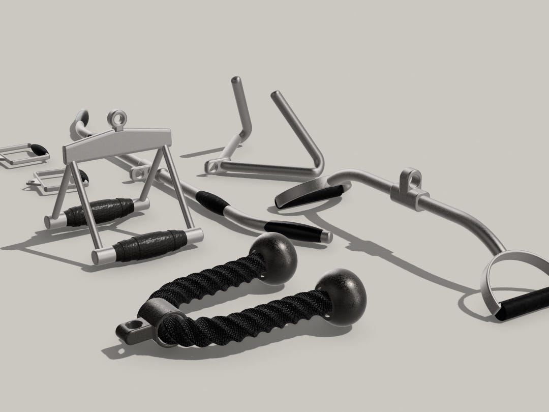 Miniature Gym Grip Handle 1/12 Scale for Doll House, Mini Gym - Digital ...