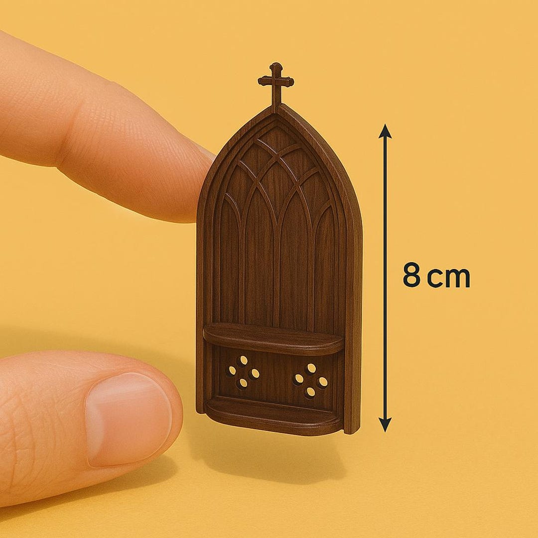 Miniature Catholic Altar 3D Printing STL File – 1/12 Scale Dollhouse - Etsy
