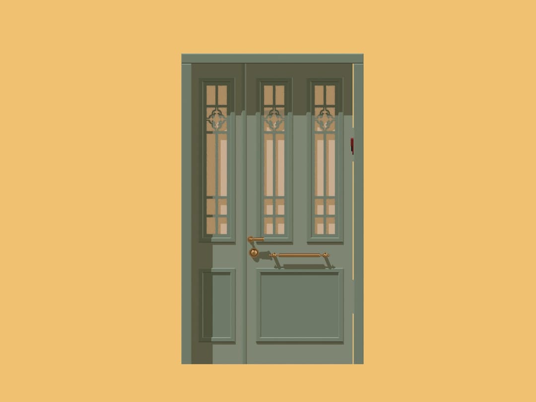 Miniature Door | 1/12 Scale Door | Door Dollhouse STL Files for 3D ...