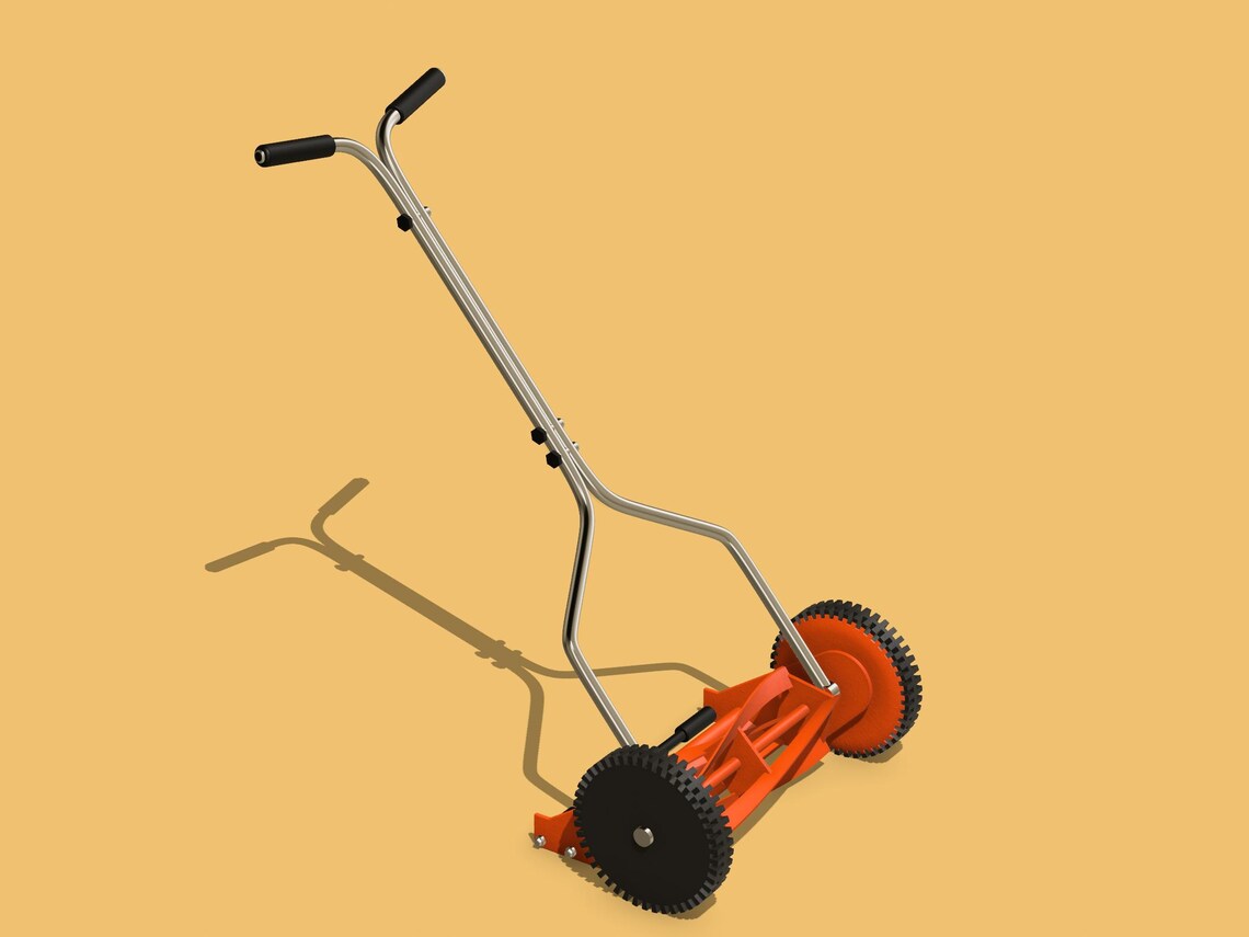 Miniature Lawn Mower (STL File): 1/12 Scale Dollhouse Diorama - Etsy