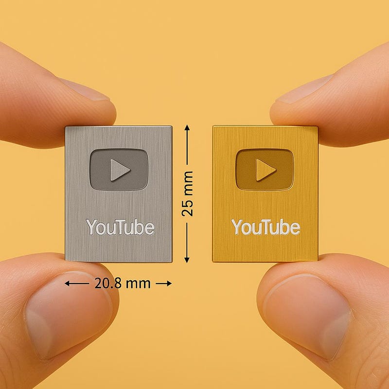 Placas de youtube - Etsy México