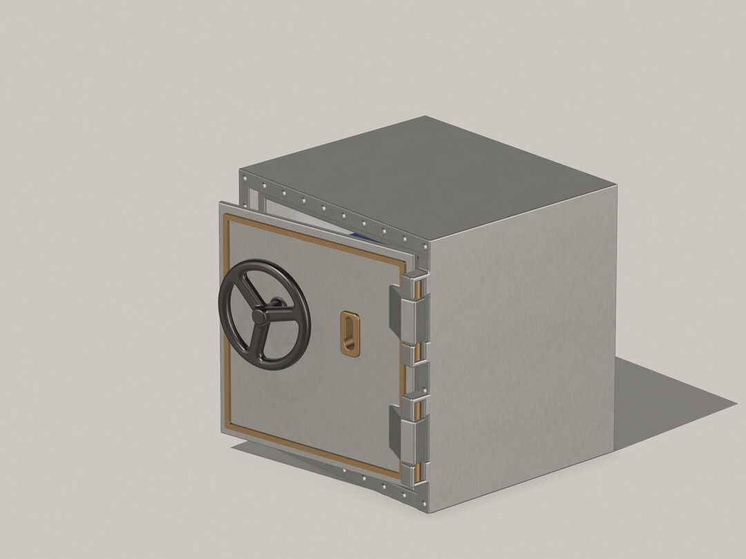 Miniature Safe 1/12 Scale (openable) - Digital STL Files for 3d ...