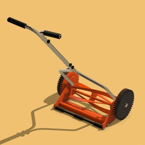 Miniature Lawn Mower (STL File): 1/12 Scale Dollhouse Diorama - Etsy