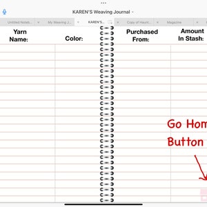 Digital Weaving Journal-works With Goodnotes-searchable - Etsy
