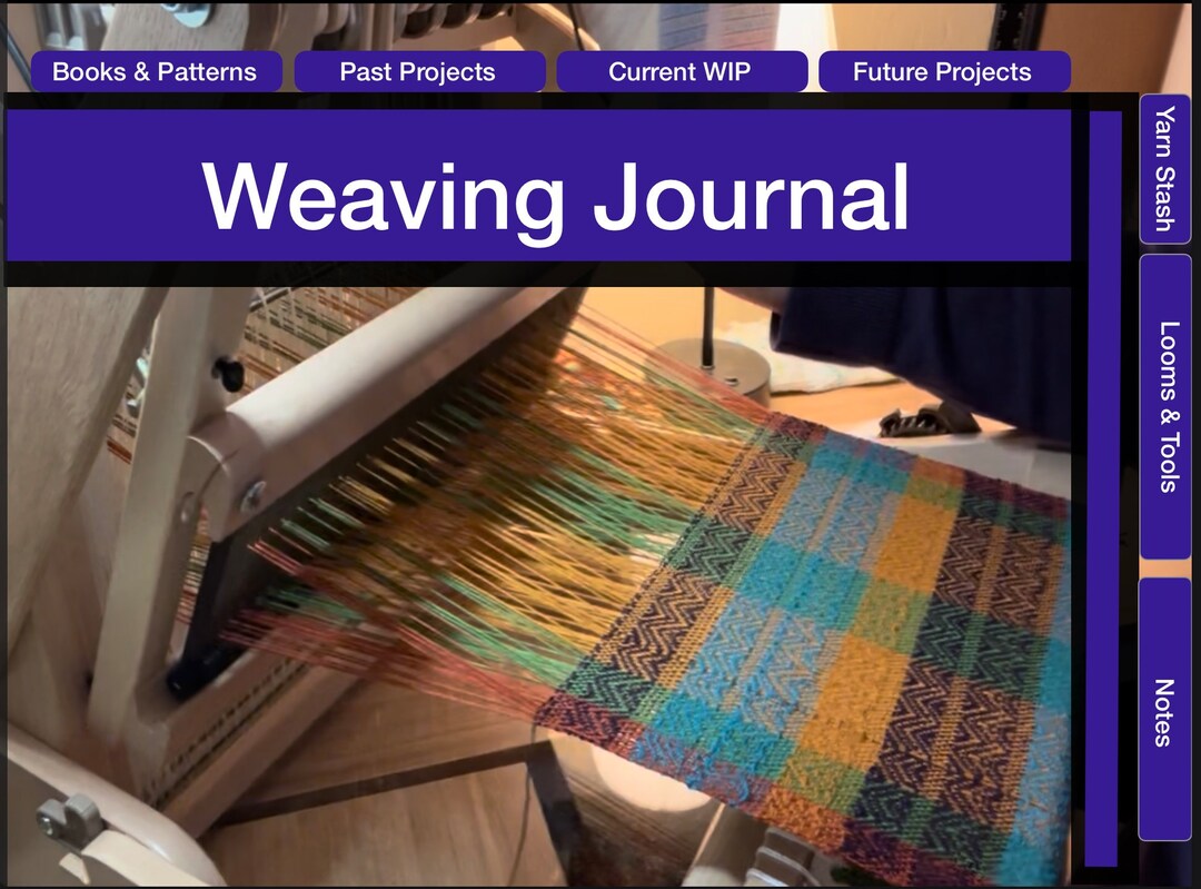 Digital Weaving Journal-works With Goodnotes-searchable - Etsy
