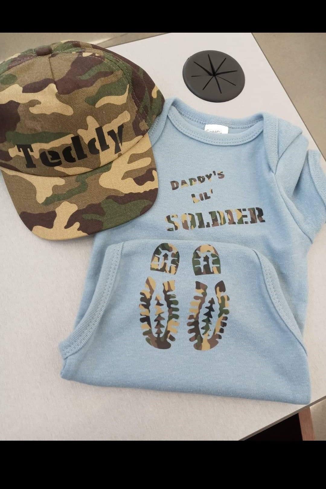 Daddy's Little Soldier Onsie - Etsy