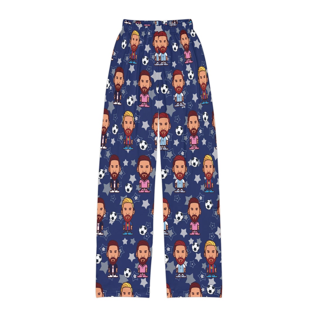 Messi Kids Pajama Pants GOAT for Kids Art Gift Messi Fan Men's Pijama ...