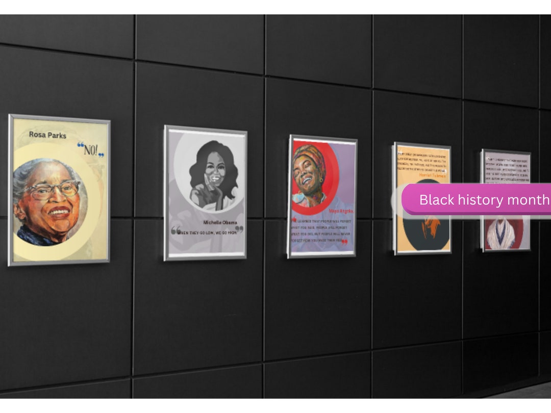 Women's Black History Month Bulletin Board, Classroom and Office Poster ...