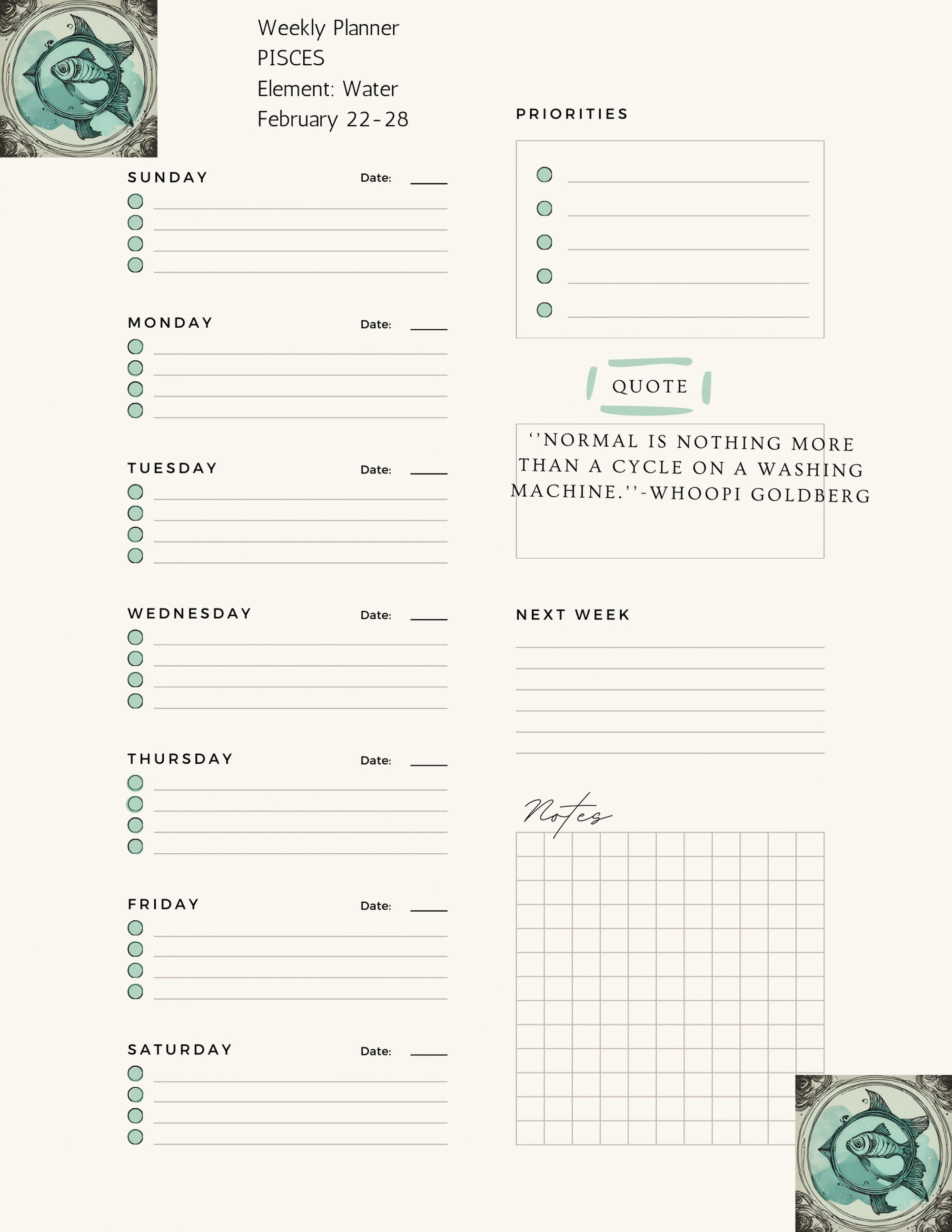 Yearly Astrology Planner, 2024-2025 Astrology Planner, Yearly Planner ...