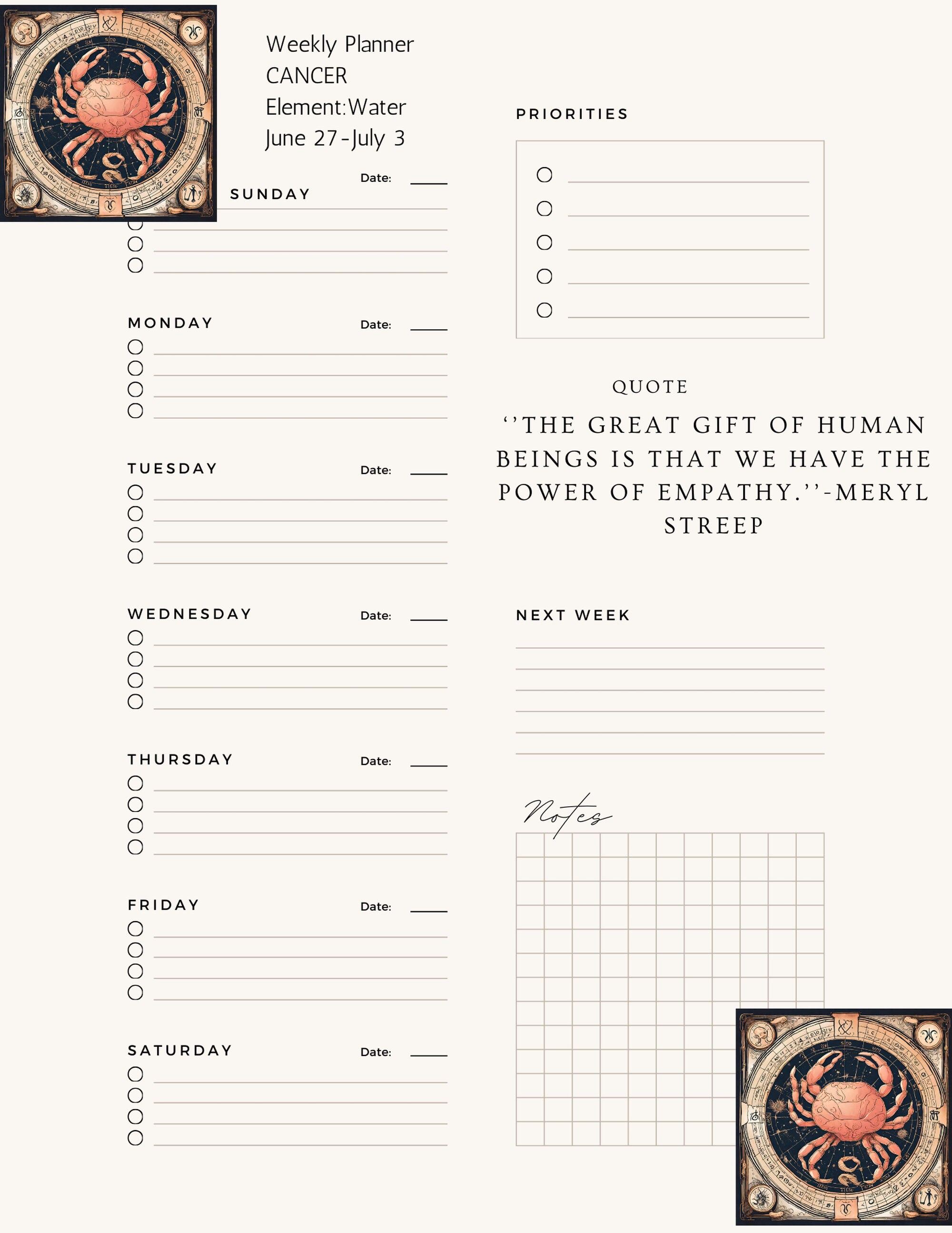 Yearly Astrology Planner, 2024-2025 Astrology Planner, Yearly Planner ...