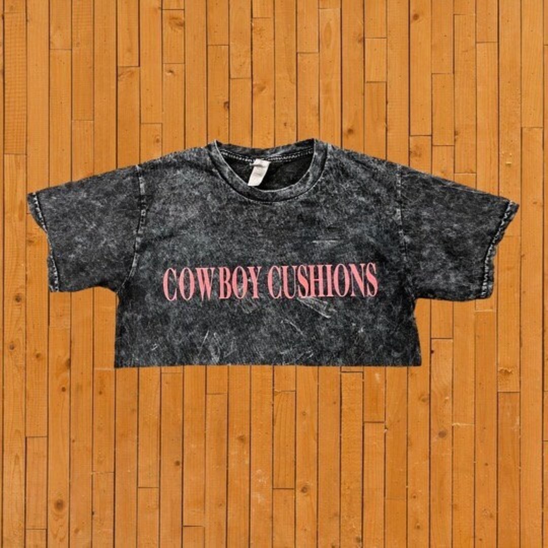Cowboy Cushions Crop Top Vintage Wash - Etsy
