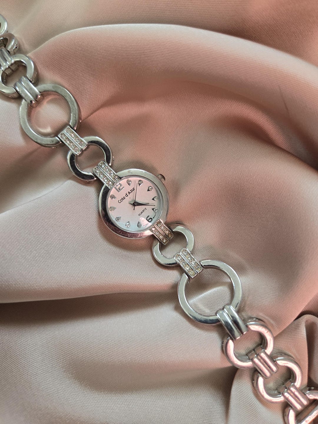 Neo-vintage Y2K Style Silver Tone Watch - Etsy