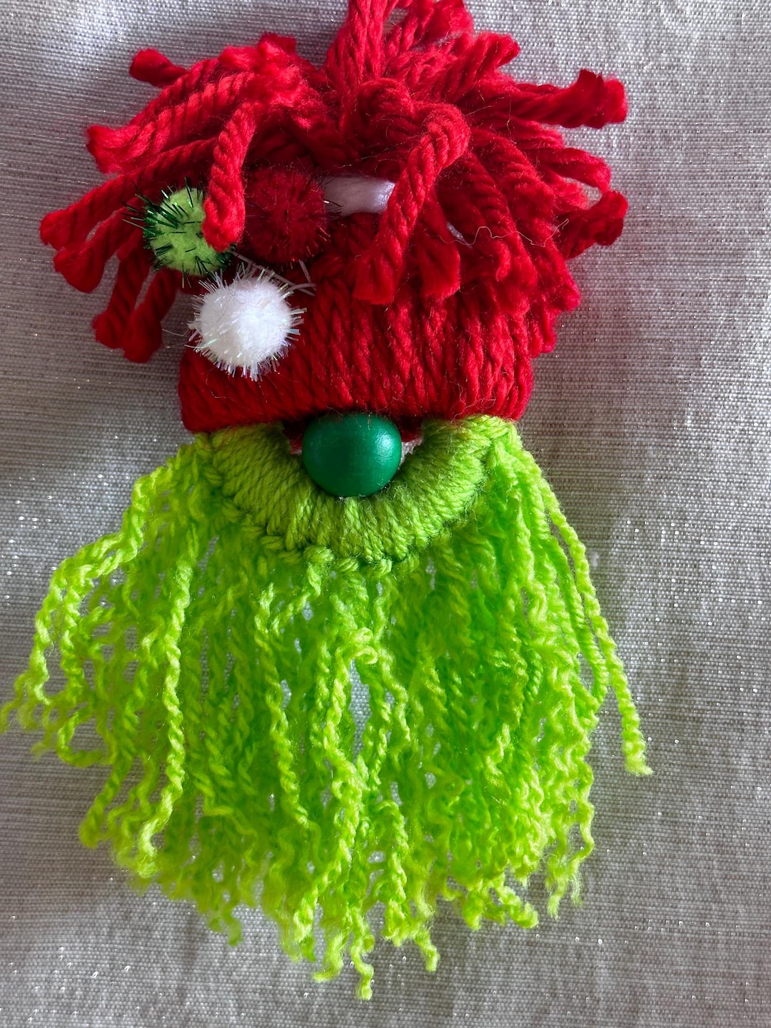 Grinch-macrame Gnome-christmas-holiday - Etsy