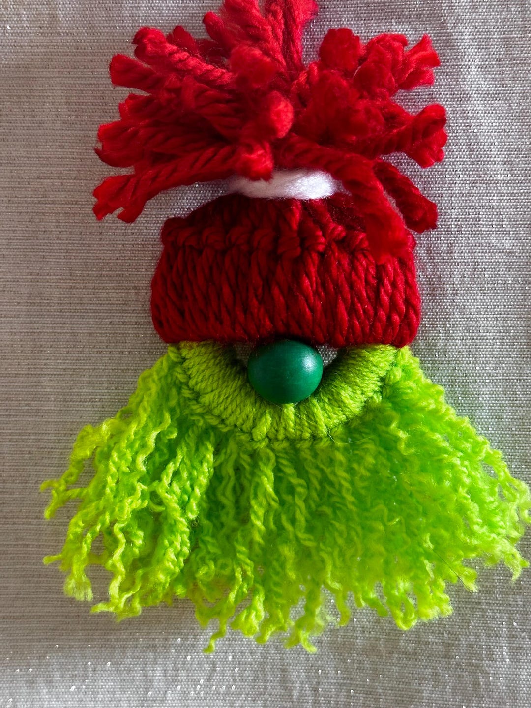 Grinch-macrame Gnome-christmas-holiday - Etsy