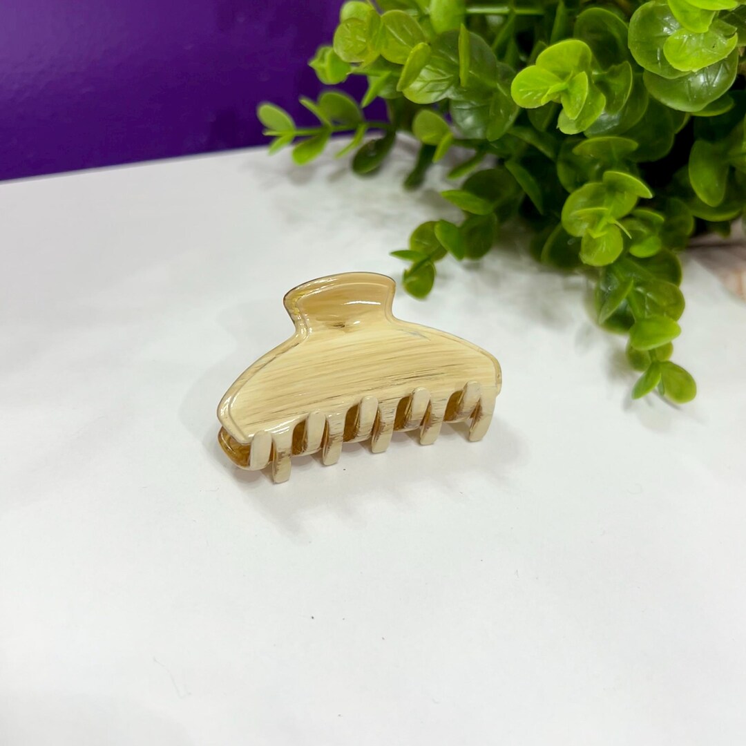 Tortoise French Ivory Claw Hair Jaw Clip - Etsy