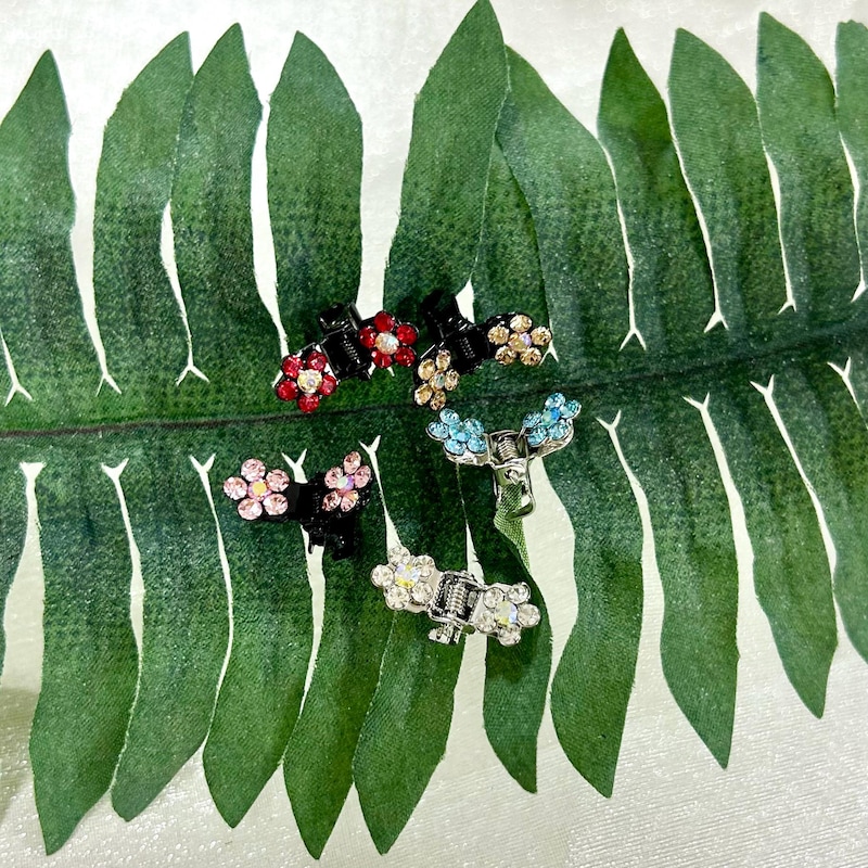 Tiny Mini Hair Flowers - Etsy