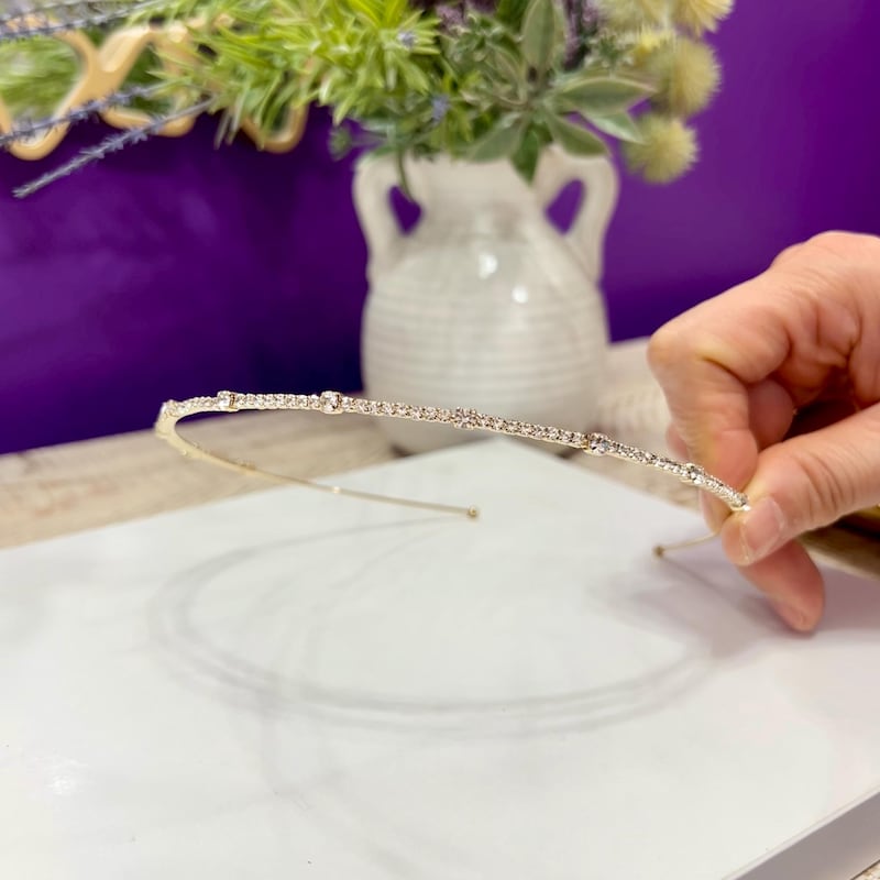 Rhinestone Headband - Etsy