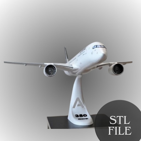 Airplane 3d Stl File - Etsy