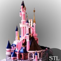 3D Disneyland | Digital Files | 3D STL File | Disneyland 3D Map | 3D ...