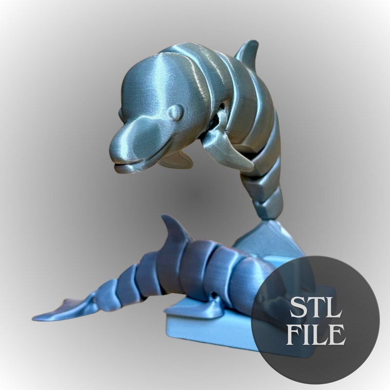 Articulated Dolphin Stl - Etsy