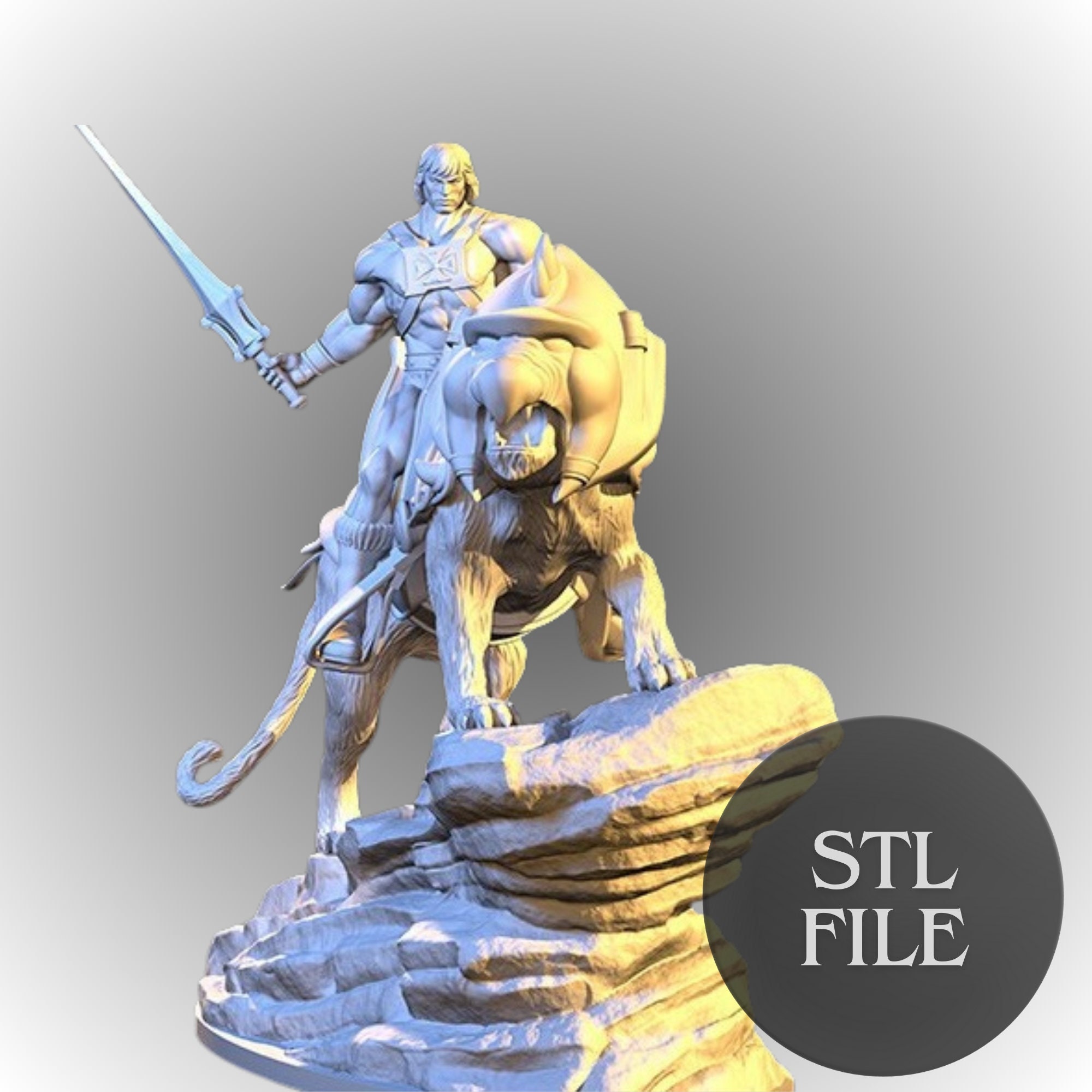 Heman Diorama Digital STL File Digital Model Printable File - Etsy