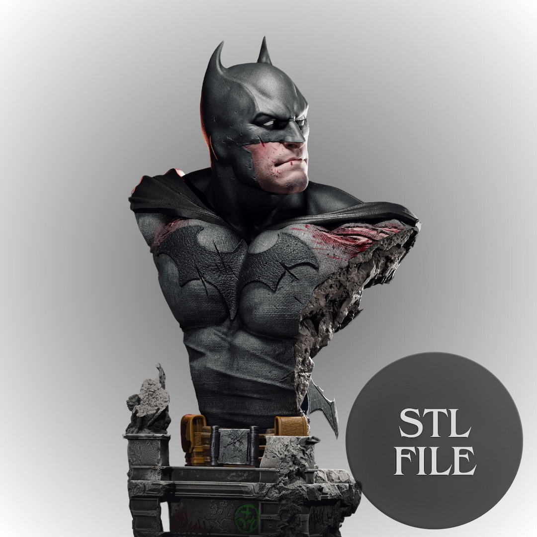 Btmn Perfect Bust Digital STL File Digital Model Printable File - Etsy