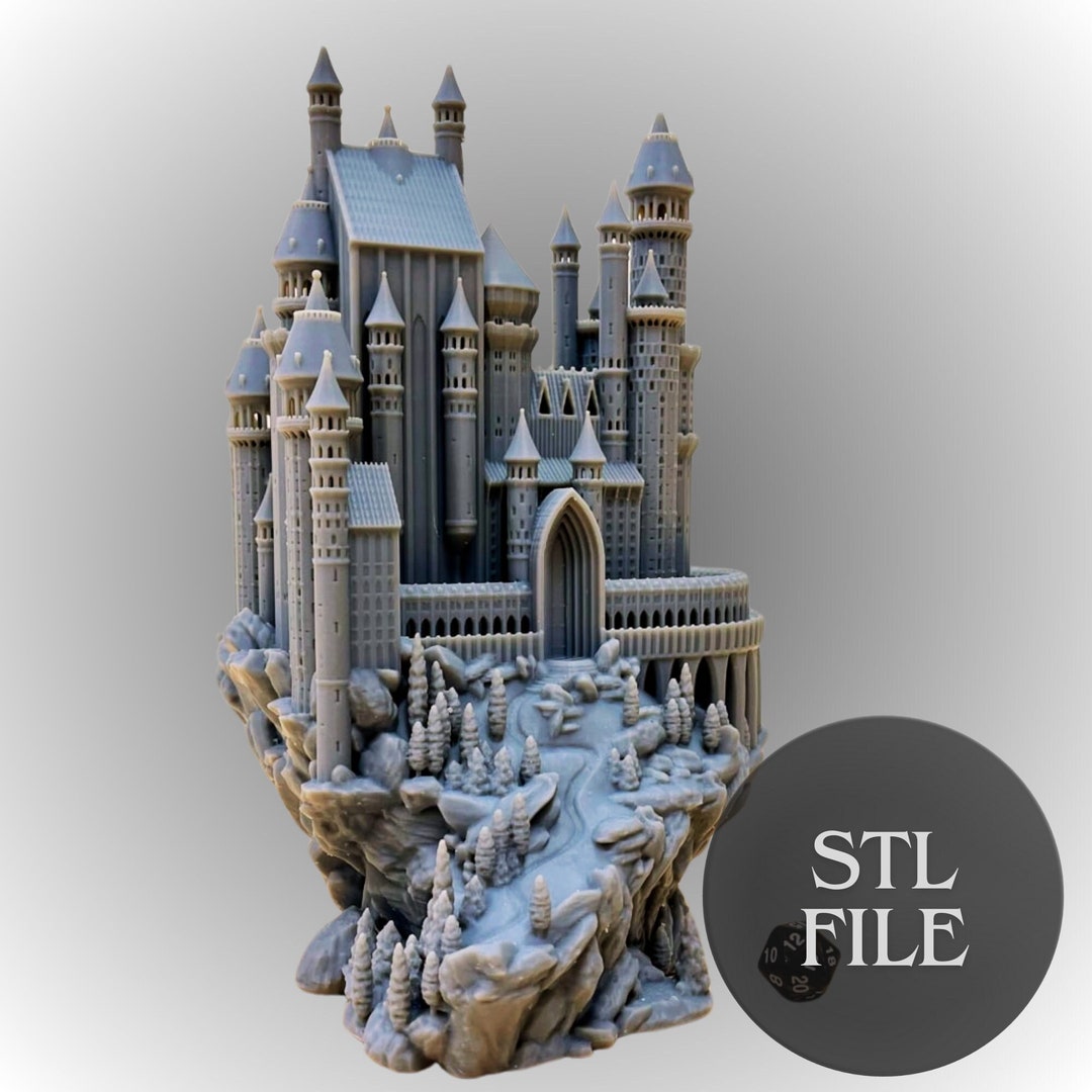 Medieval Casttle SLA Digital STL File Digital Model Printable File - Etsy