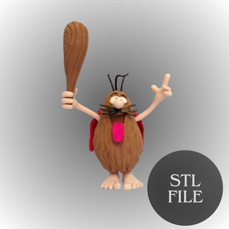 Capitano Cartoon Character Digital STL File Digital Model Printable ...
