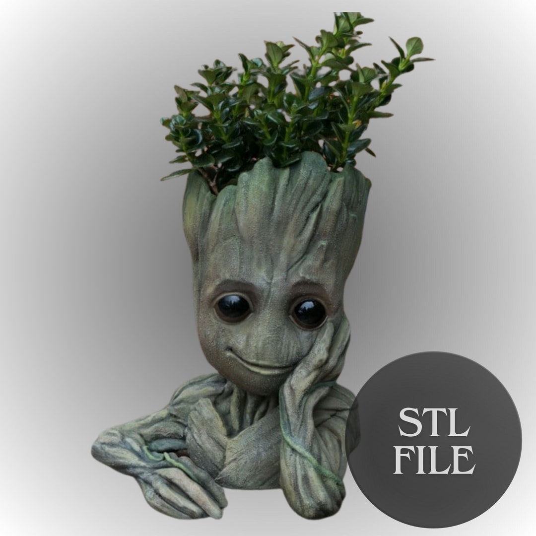 Baby Grot Vase Digital STL File Digital Model Printable File - Etsy