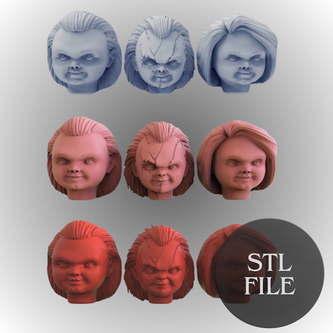 Chuck Heads Models Digital STL File Digital Model Printable File - Etsy