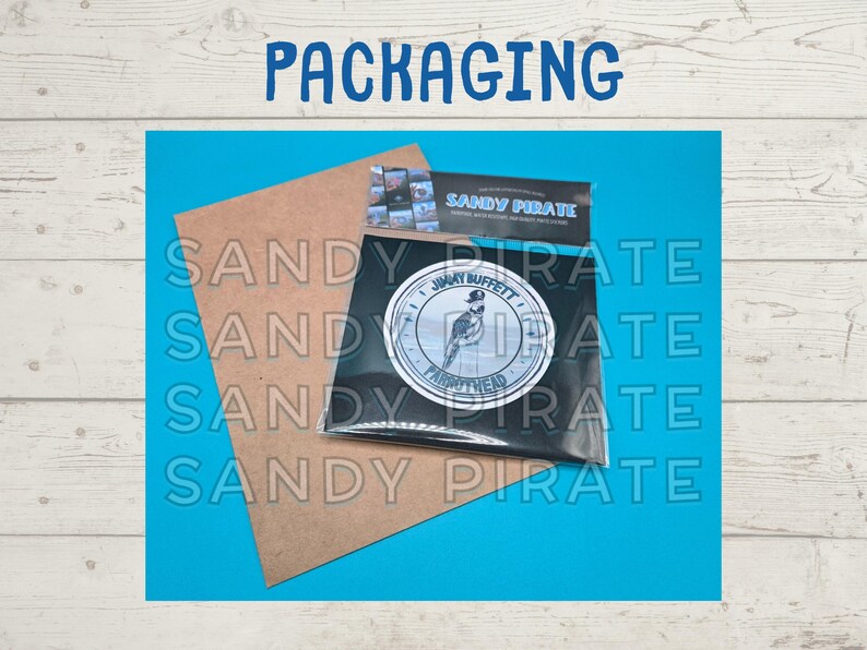 Jimmy Buffett Sticker Parrot Head Fan Sticker Pirate Parrot Jimmy ...