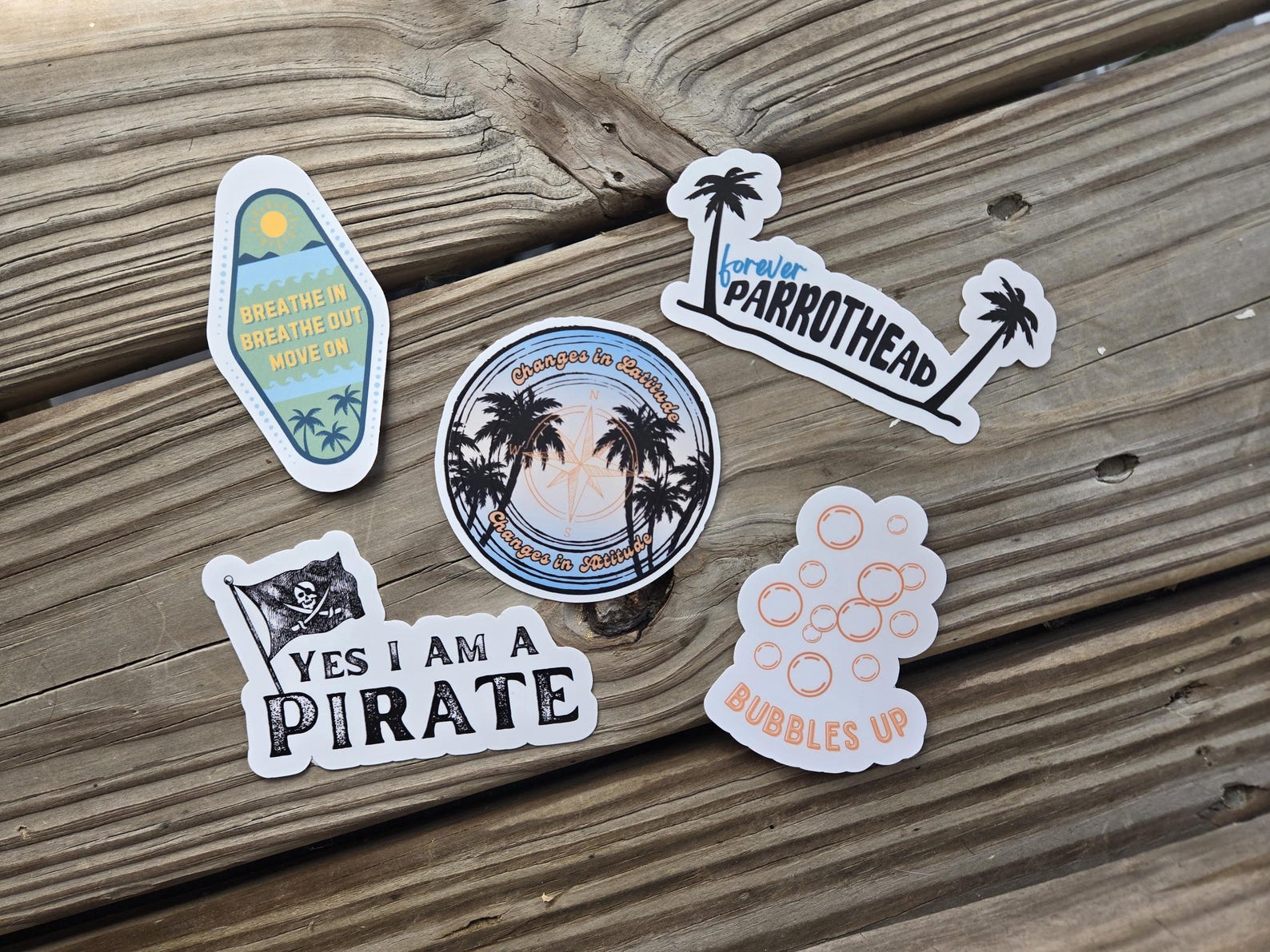 Jimmy Buffett Sticker Bundle High Quality Parrot Head Die-cut Stickers ...