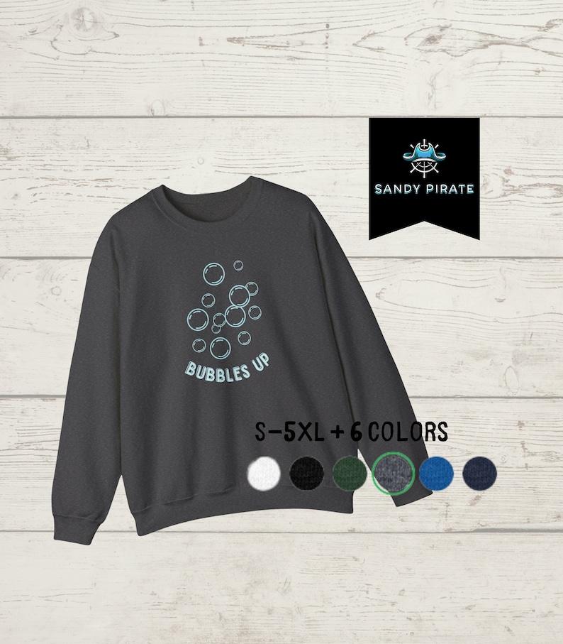 Jimmy Buffett Sweatshirt Bubbles up Crewneck Parrothead Merch Lyrics Sweater Song Lyrics Art ...