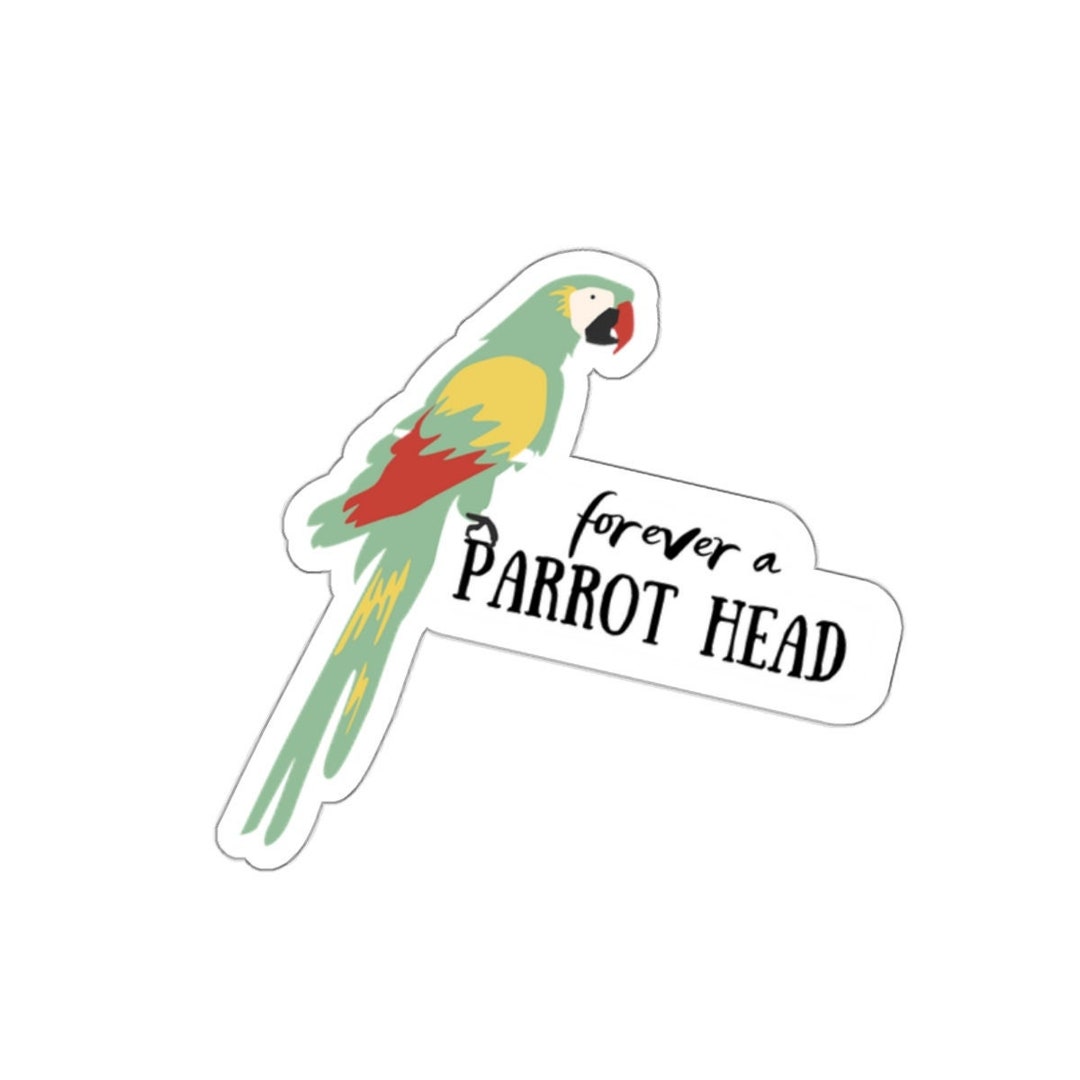 Jimmy Buffett Sticker Parrot Head Sticker Jimmy Buffett Decal 3 Die Cut ...