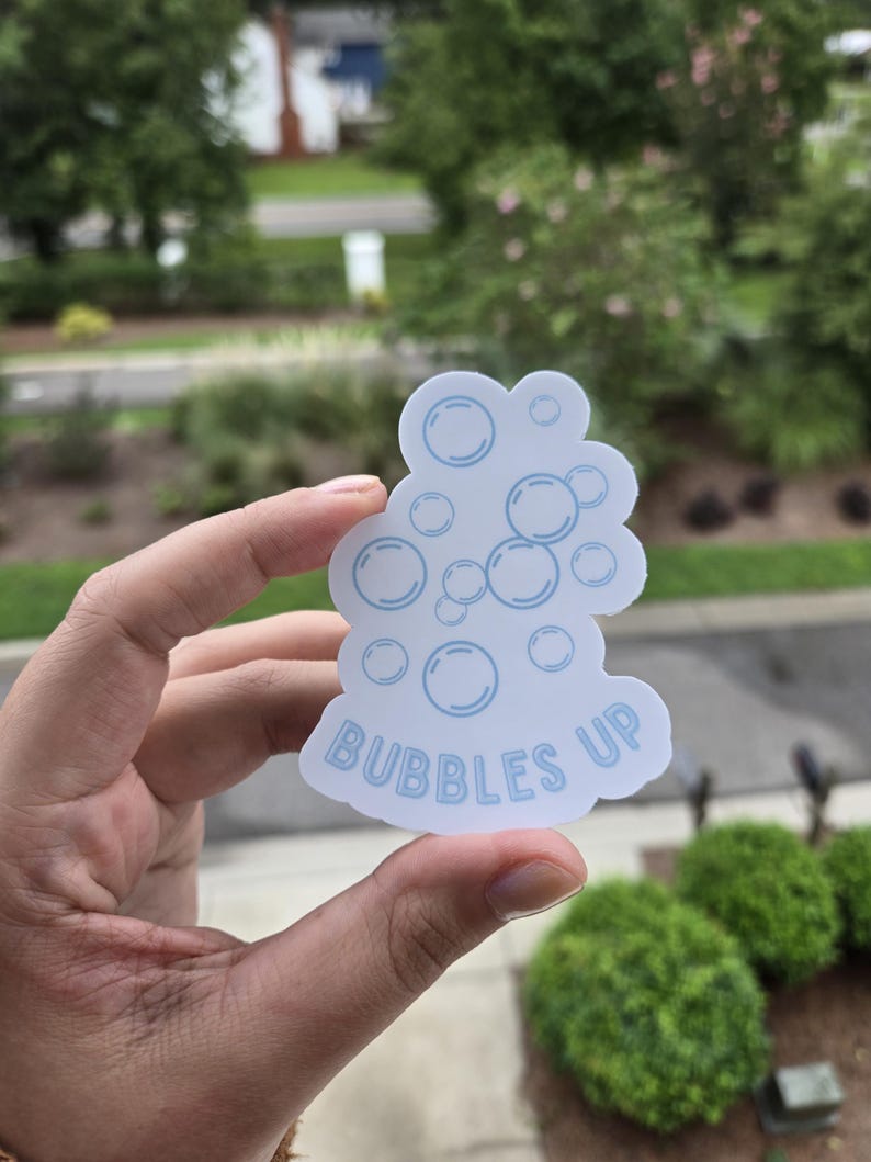 Jimmy Buffett Sticker Bubbles up Decal Colorful Handmade Water ...