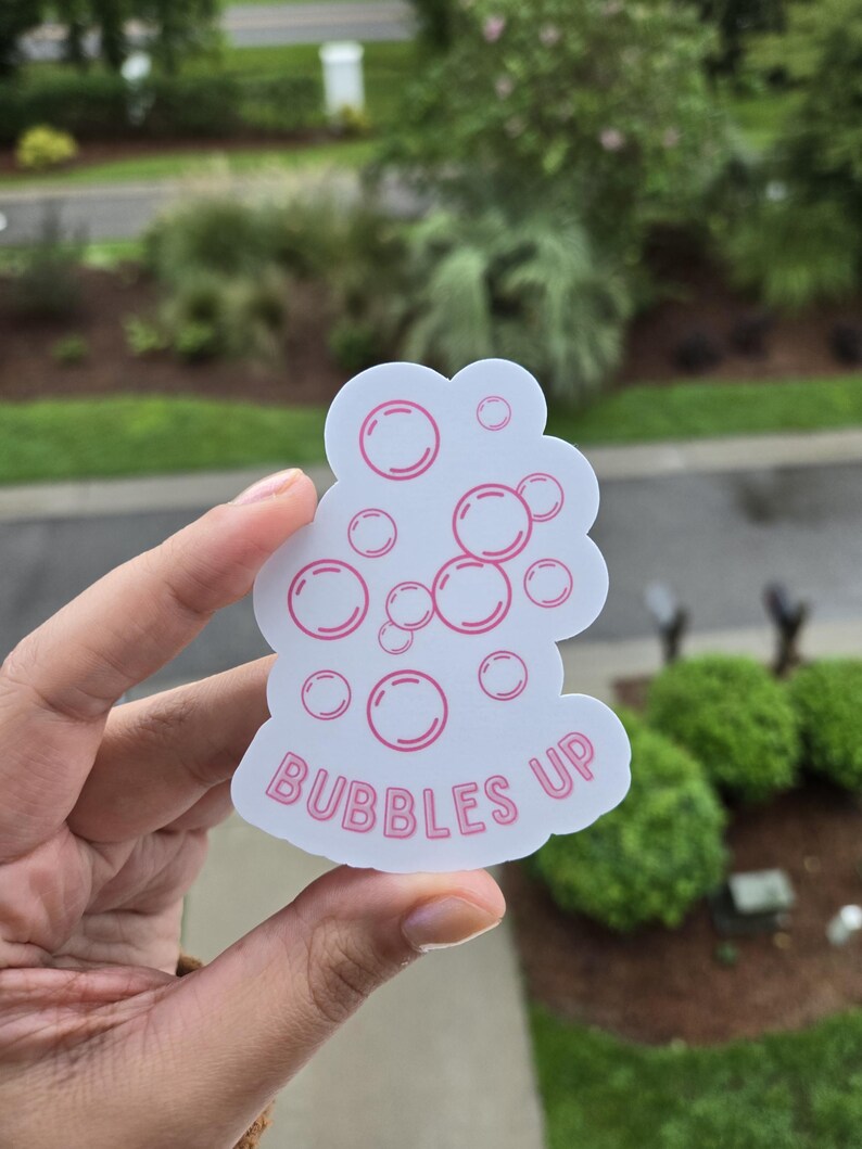 Jimmy Buffett Sticker Bubbles up Decal Colorful Handmade Water ...