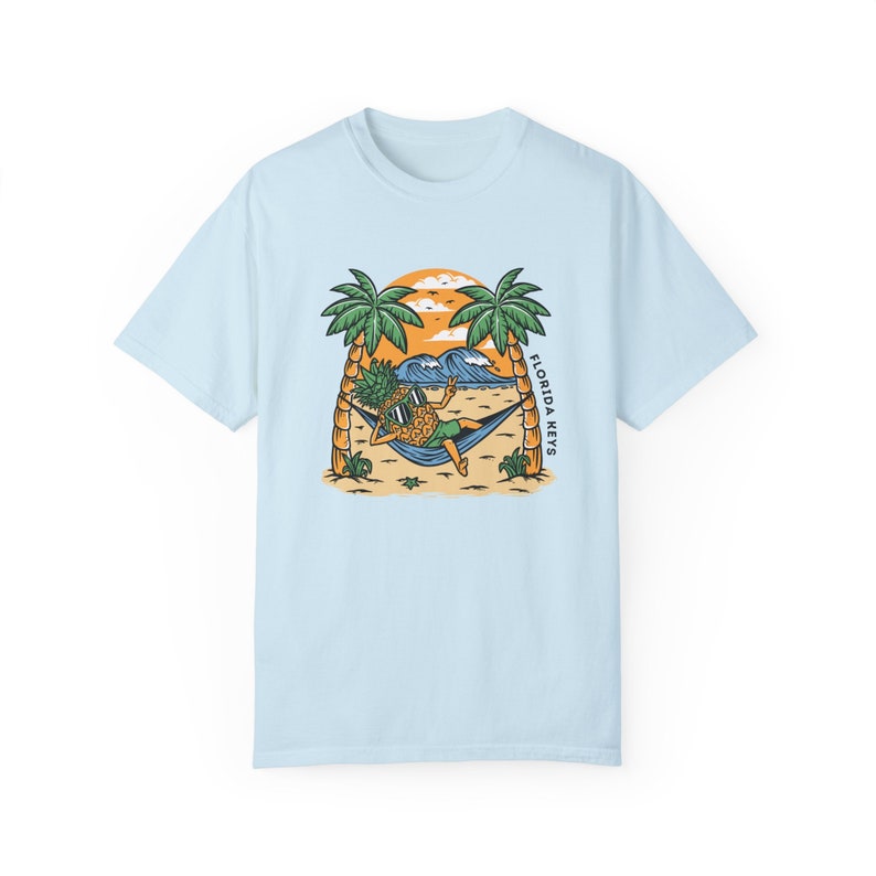Florida Keys Tshirt Palm Tree Tshirt Comfort Colors T-shirt Unisex ...