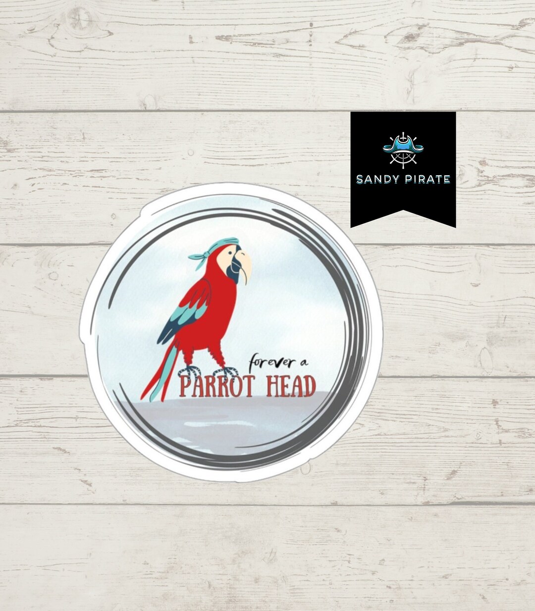 Jimmy Buffett Sticker Parrot Head Sticker 3 Die Cut Sticker Jimmy ...