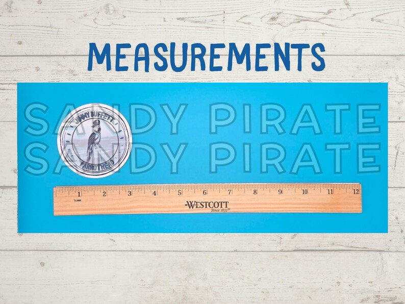 Jimmy Buffett Sticker Parrot Head Fan Sticker Pirate Parrot Jimmy ...