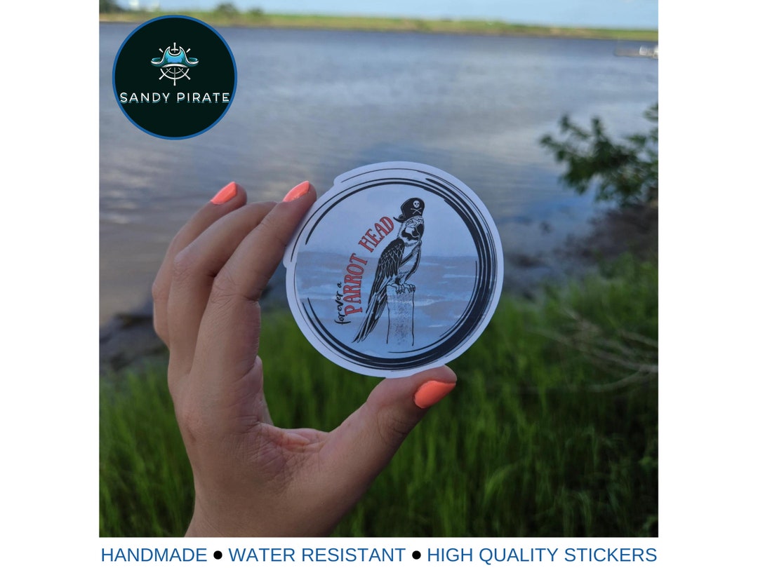 Jimmy Buffett Sticker Forever Parrot Head Sticker Pirate Parrot Jimmy ...
