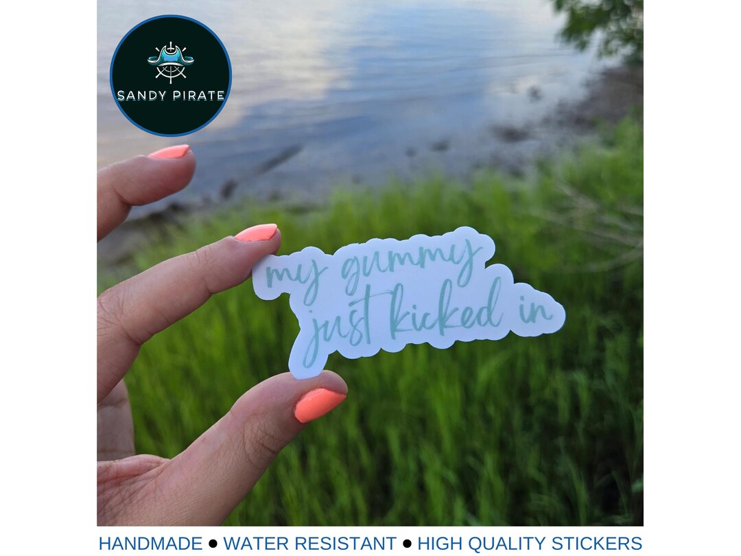 Jimmy Buffett Sticker My Gummy Just Kicked in Lyrics Sticker High ...