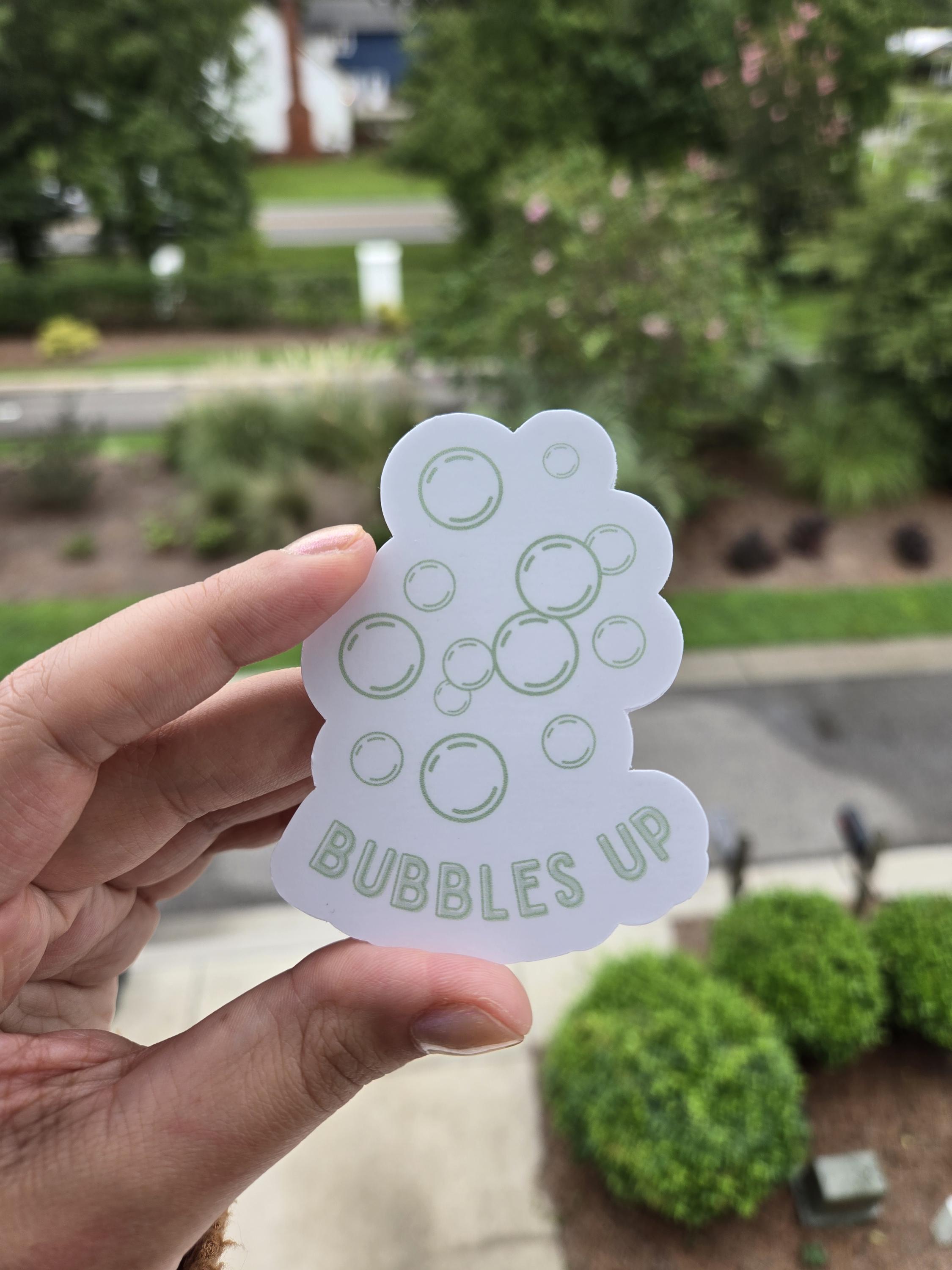 Jimmy Buffett Sticker Bubbles up Decal Colorful Handmade Water ...