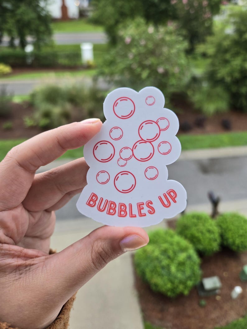 Jimmy Buffett Sticker Bubbles up Decal Colorful Handmade Water ...