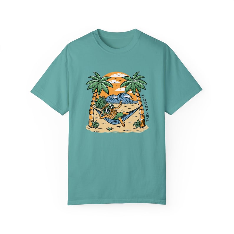 Florida Keys Tshirt Palm Tree Tshirt Comfort Colors T-shirt Unisex ...