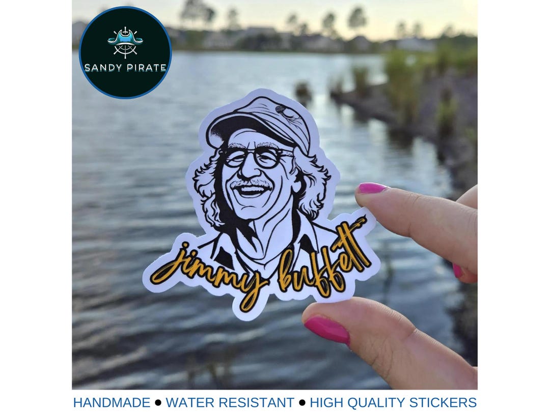 Jimmy Buffett Sticker Handmade Parrot Head Die-cut Stickers High ...