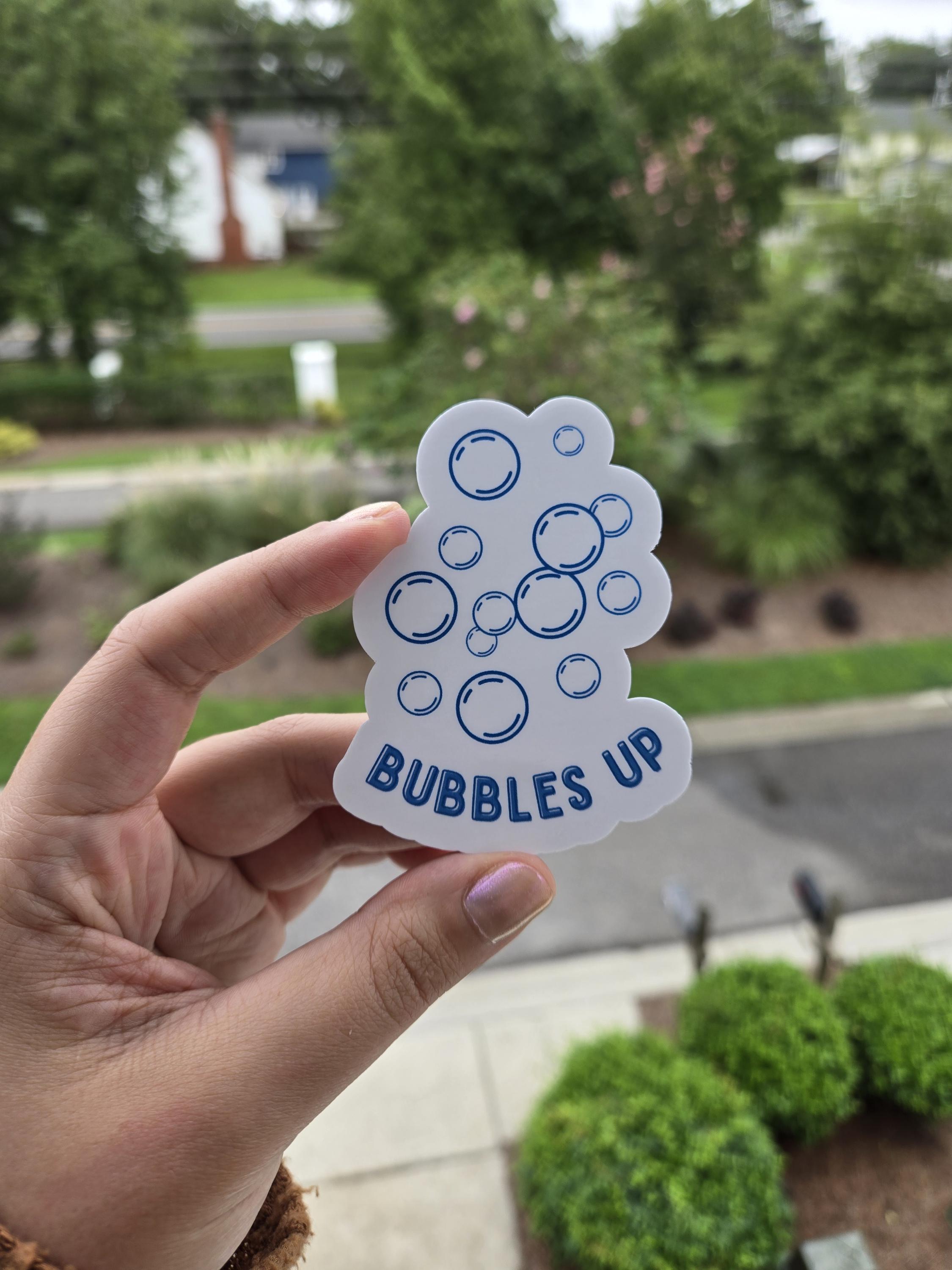 Jimmy Buffett Sticker Bubbles up Decal Colorful Handmade Water ...