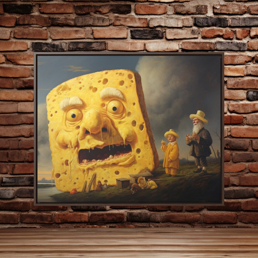 Middle Ages Wall Art Surreal Medieval Painting, Dark Fantasy Framed ...