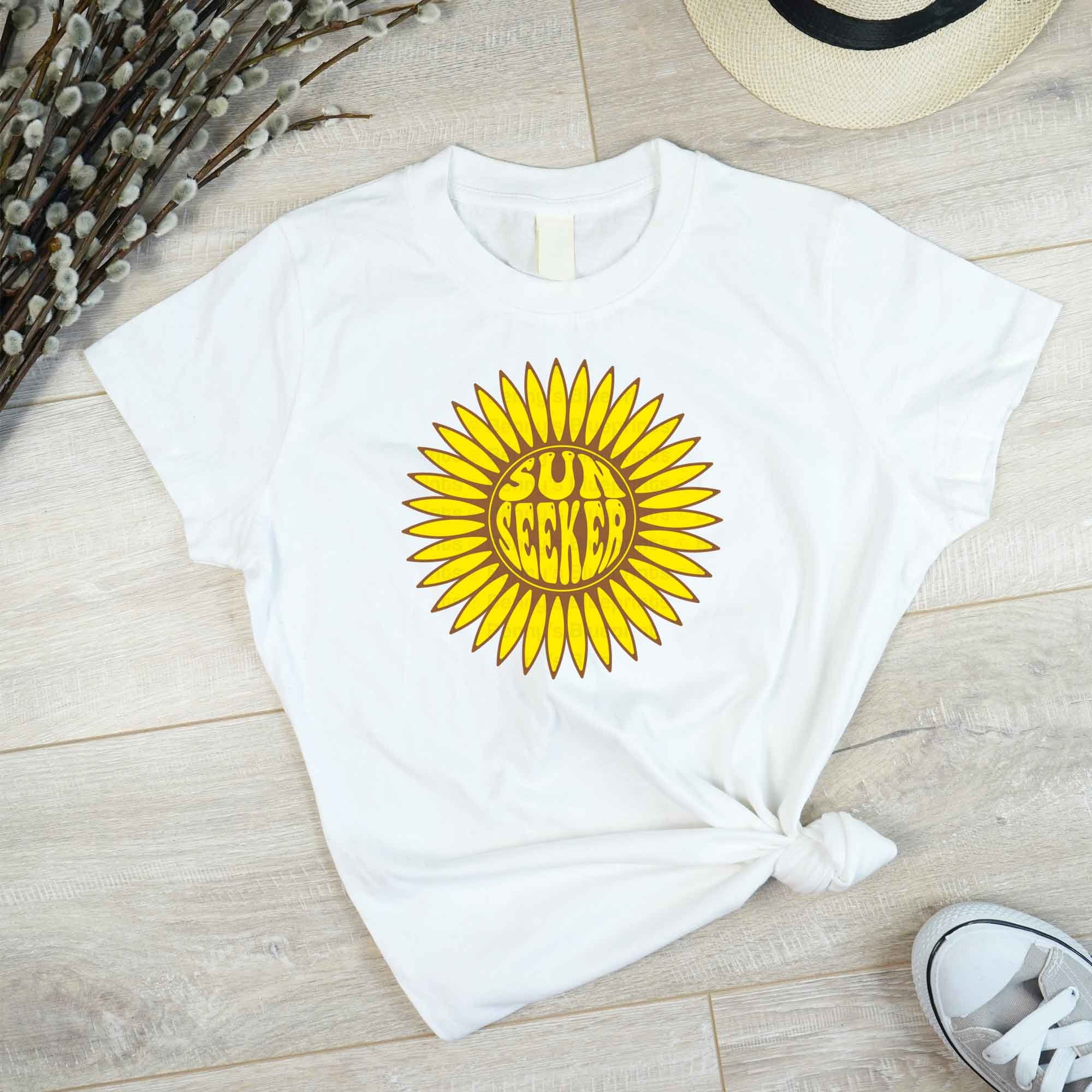 Sun Seeker SVG Sunflower SVG Sunflower Sublimation Designs for Cricut ...