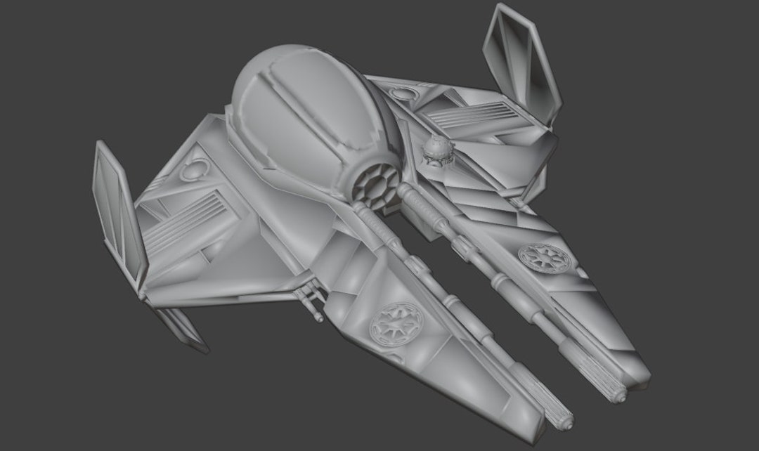 Jedi Interceptor Eta-2 Actis-class Interceptor Star Wars - Etsy