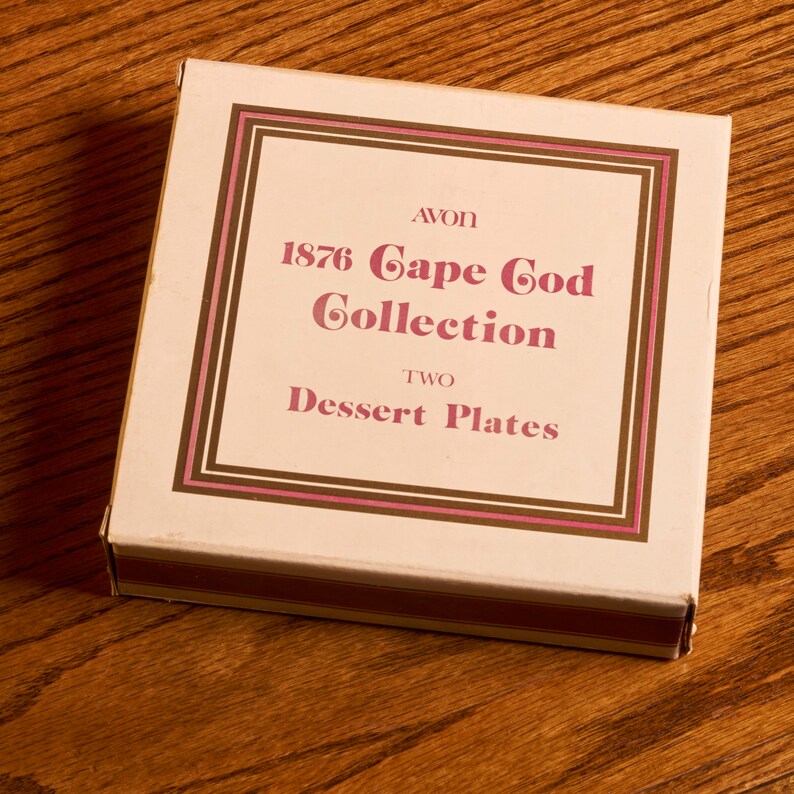 Vintage Avon 1876 Cape Cod Collection Two Dessert Plates - Etsy